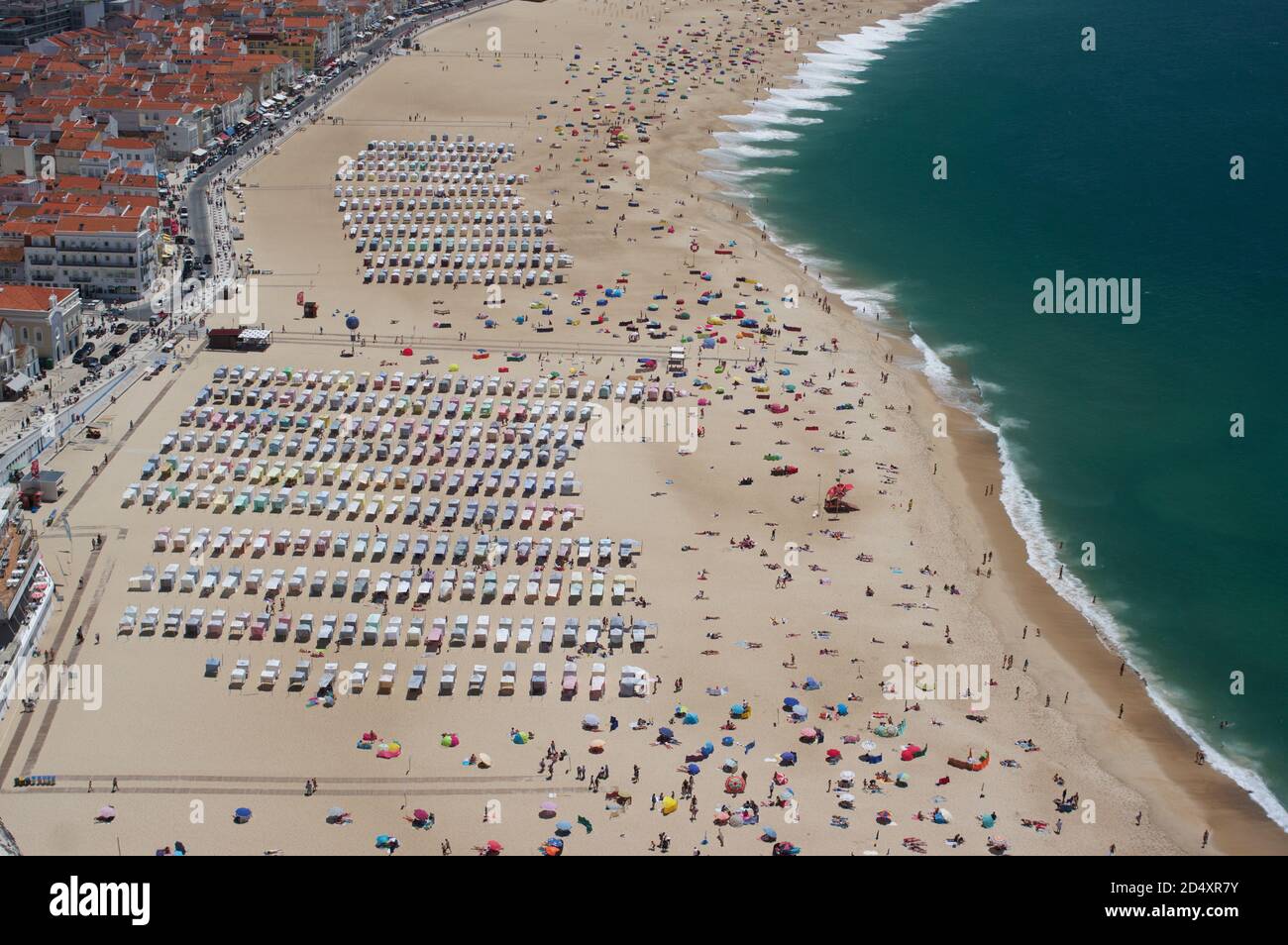 Praia de Nazare, Portugal Stock Photo - Alamy
