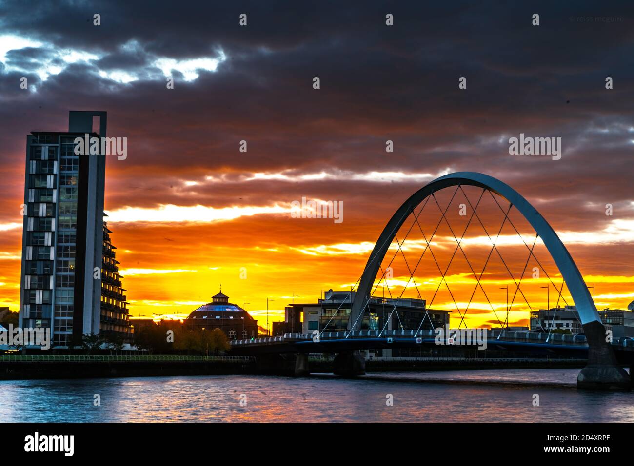 Glasgow sunset hi-res stock photography and images - Alamy