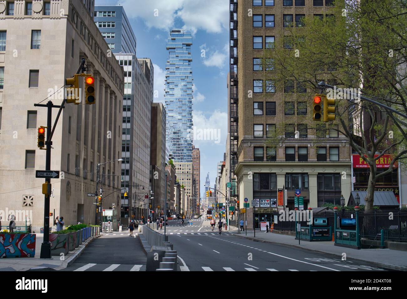 Urban City Street Background