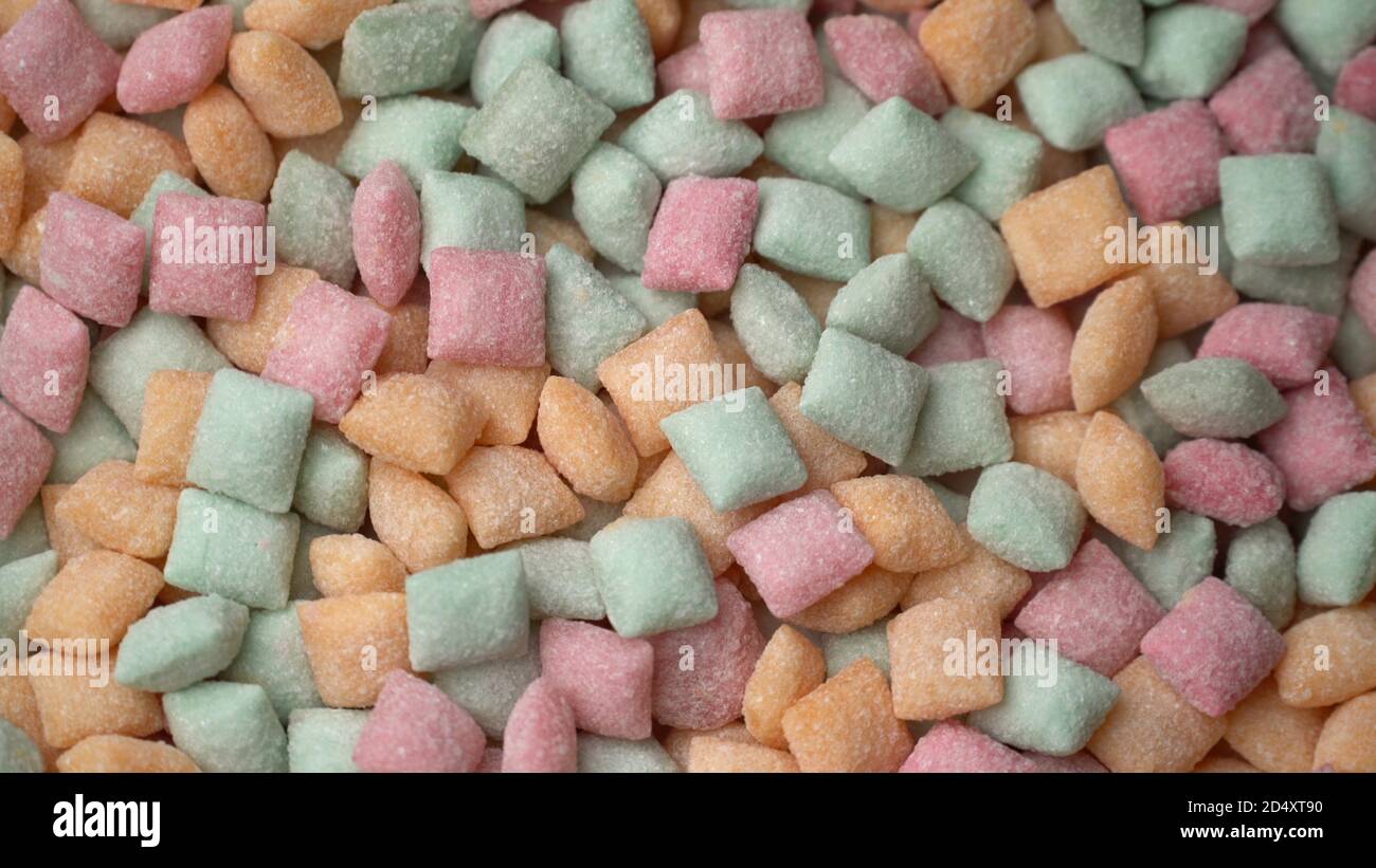 Sweet candy pads mixed snack hi-res stock photography and images - Alamy