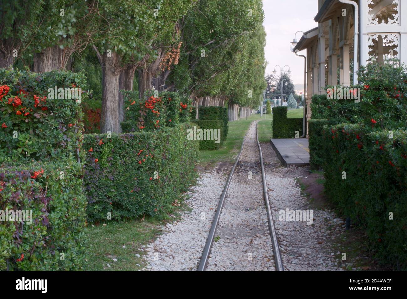 Walking between rails hi-res stock photography and images - Alamy