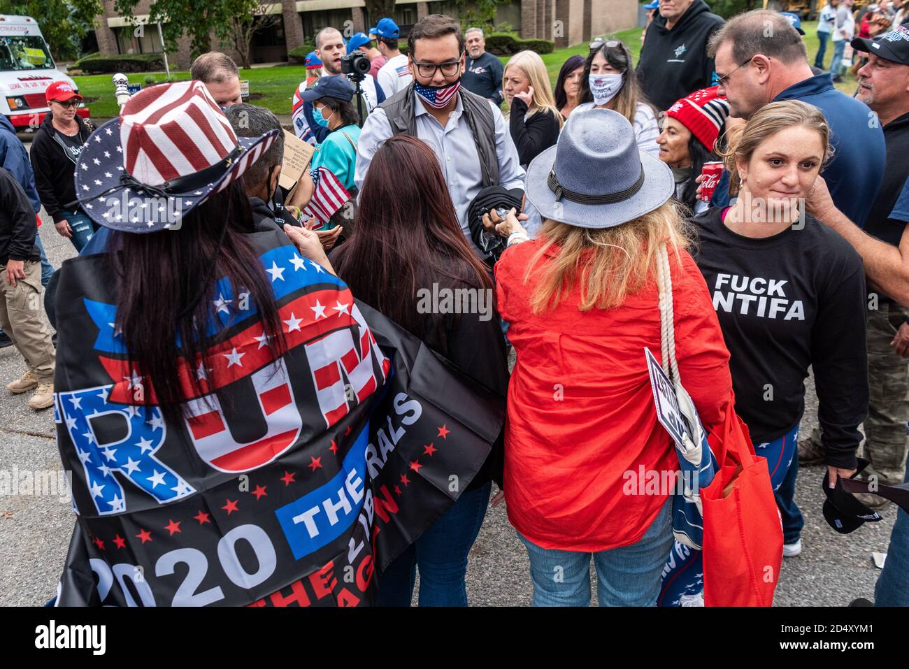 George santos supporters hi-res stock photography and images - Alamy