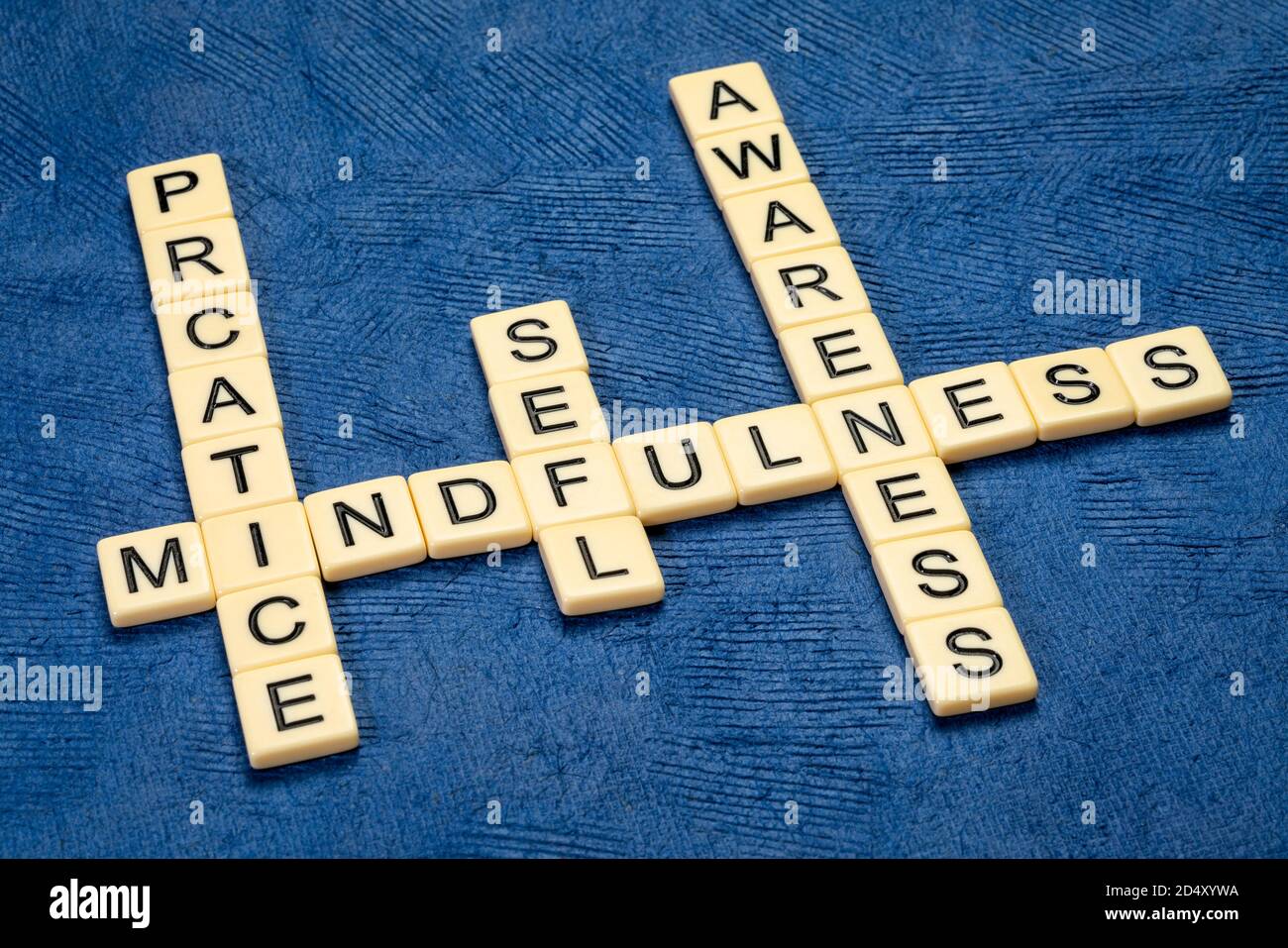 Practice mindfulness and self awareness - inspirational crossword in ...