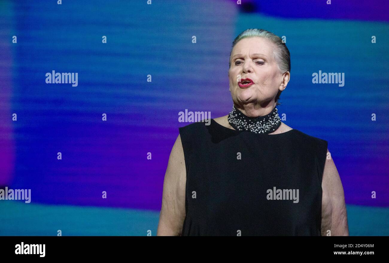 Hamburg, Germany. 08th Oct, 2020. The 80-year-old soprano Anja Silja ...