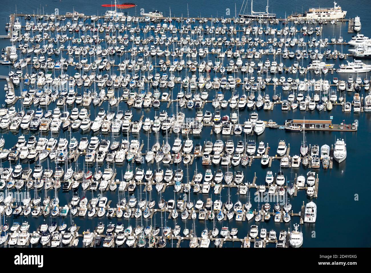 Elliott Bay Marina aerial view. Private Marina located in Seattle ...