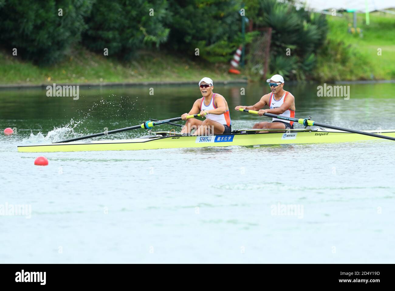 Saitama, Japan. 11th Oct, 2020. Tomoyoshi Nakamizo & Takaaki Akagi (NTT ...