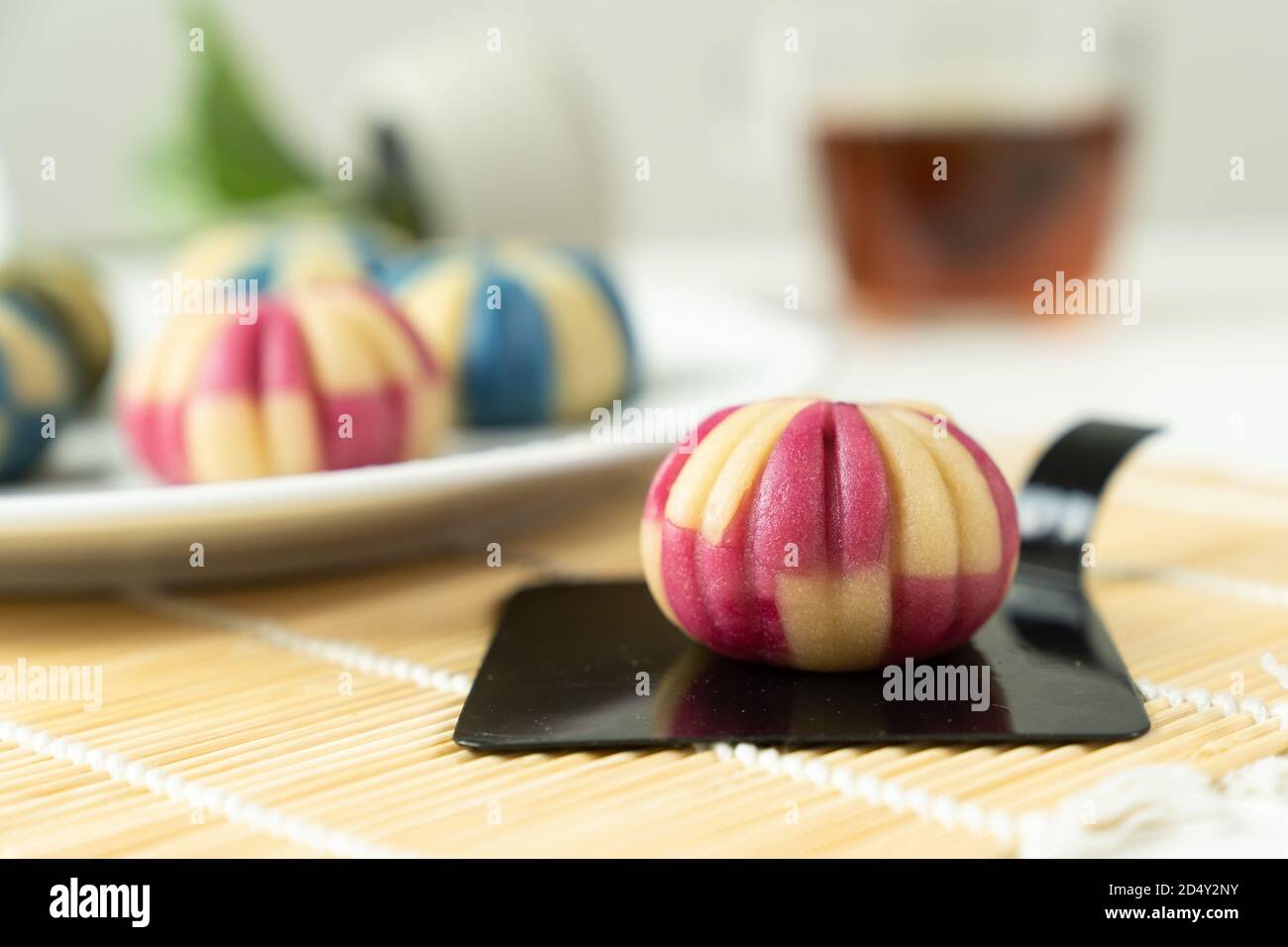 Japanese traditional confectionery cake wagashi Stock Photo - Alamy