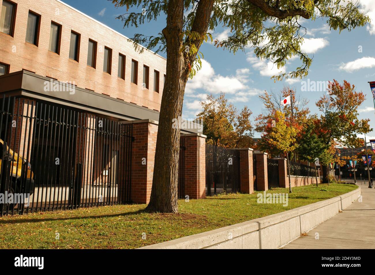 Ottawa, Ontario, Canada - October 8, 2020: The Embassy of Japan in the ...