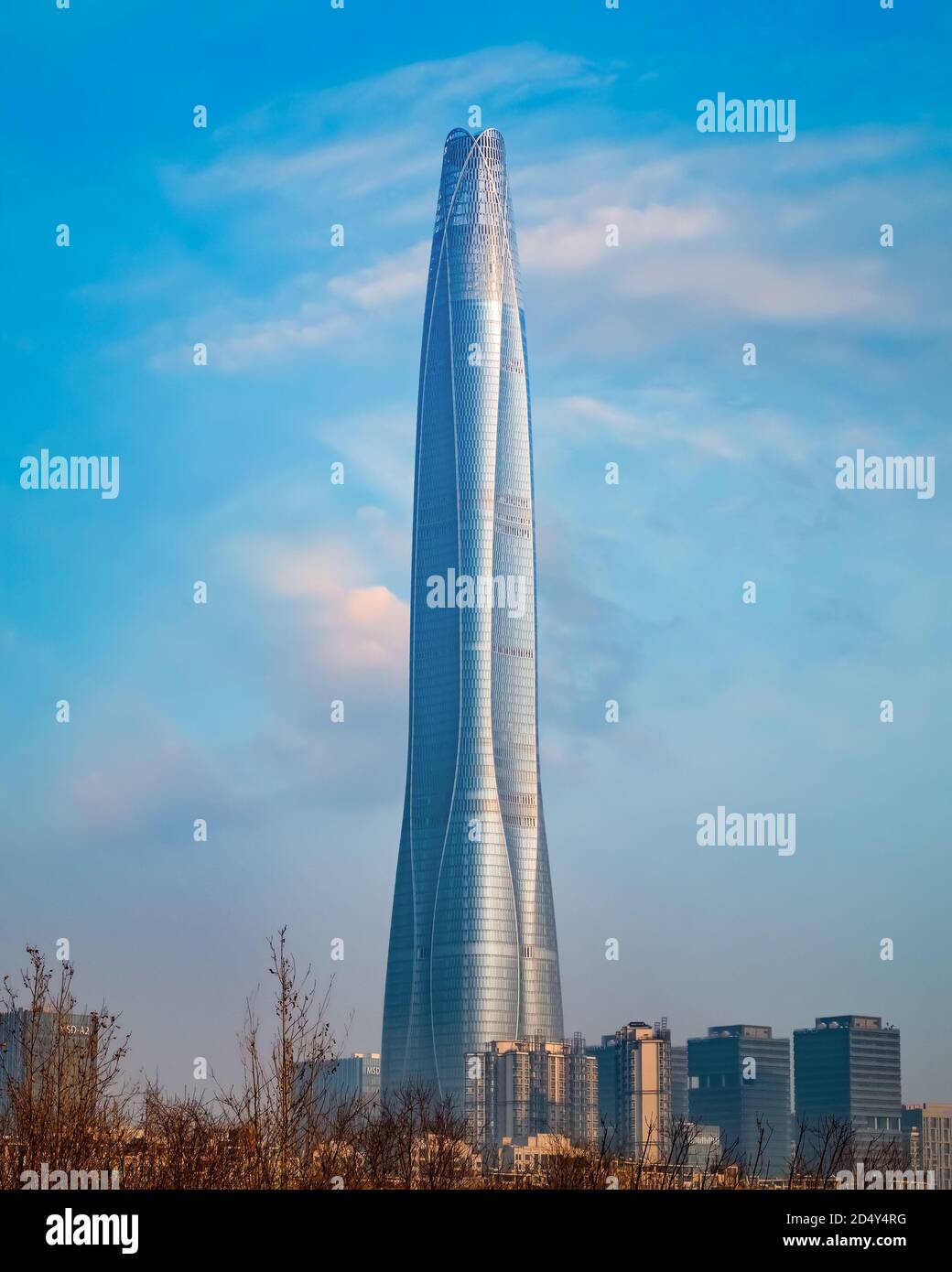 Tianjin, China - Jan 15 2020: Tianjin CTF Finance Center, constructed ...