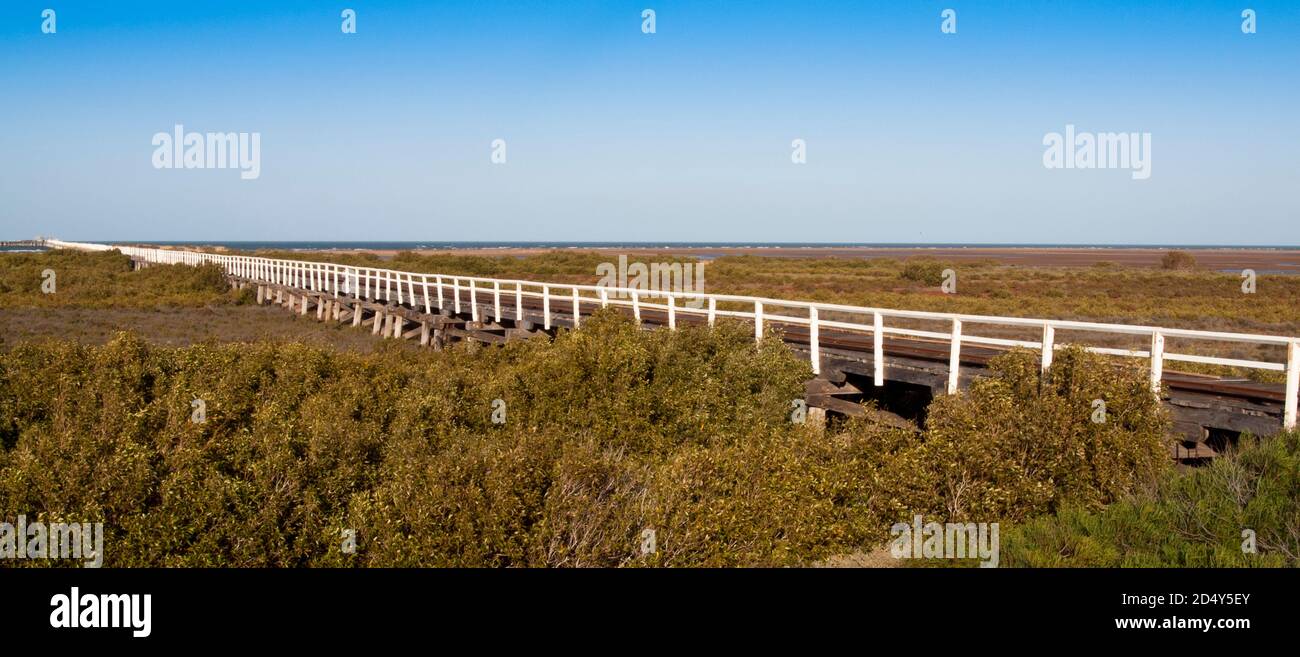 One Mile Jetty, Carnarvon, Western Australia Stock Photo - Alamy