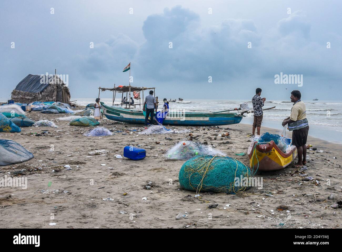 VELANKANNI, INDIA People praying at Basilica Our Lady of Good Health ...