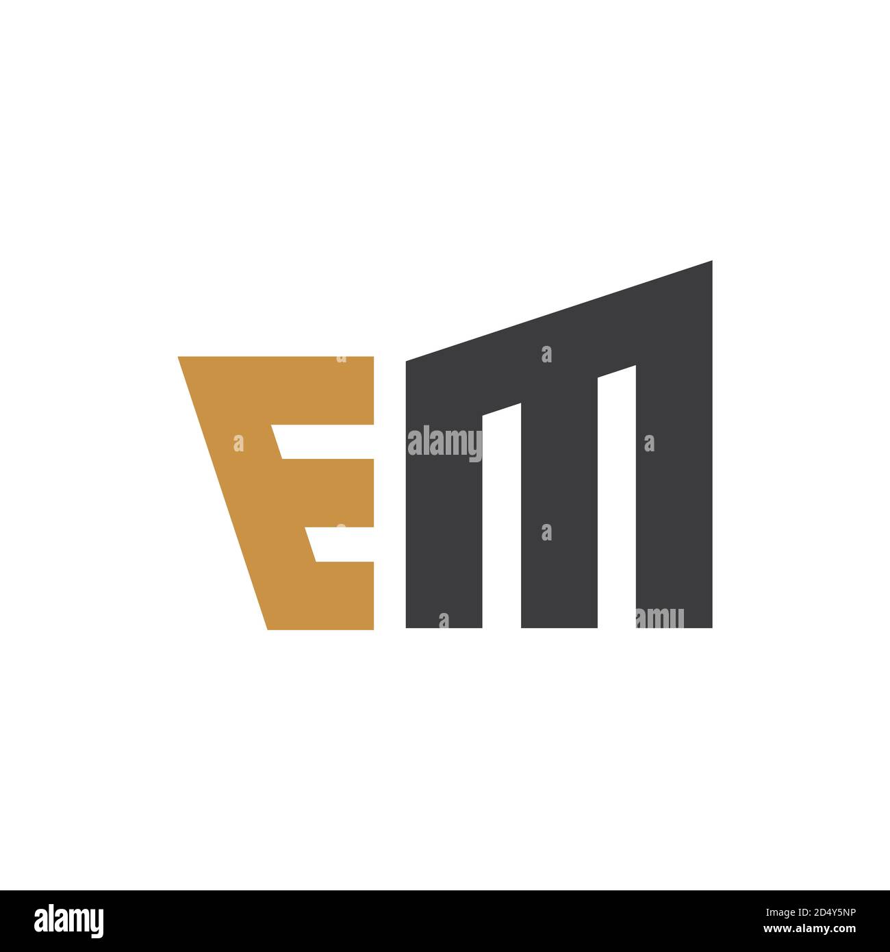 Initial letter em logo or me logo vector design template Stock Vector ...