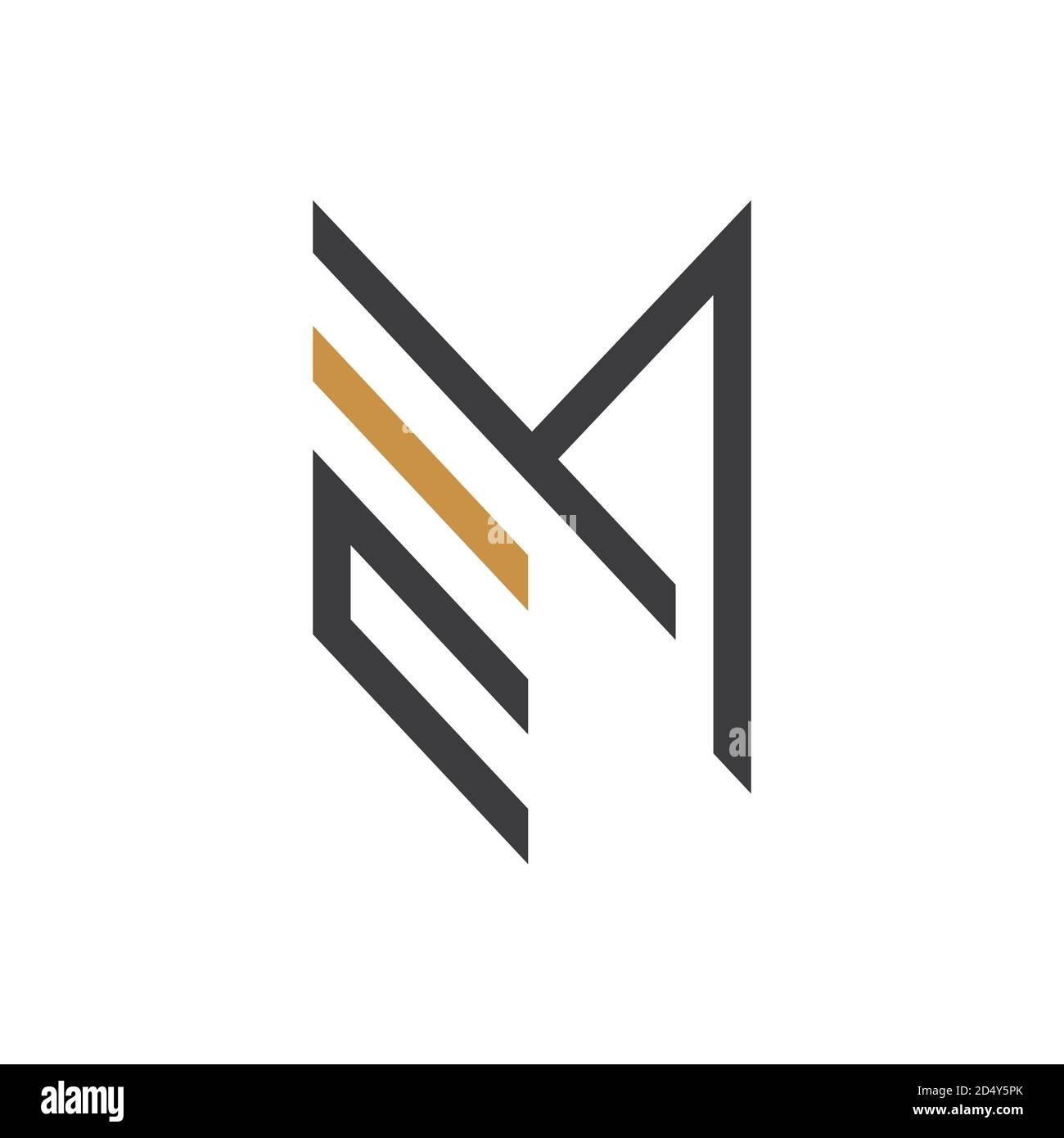 Initial letter em logo or me logo vector design template Stock Vector ...