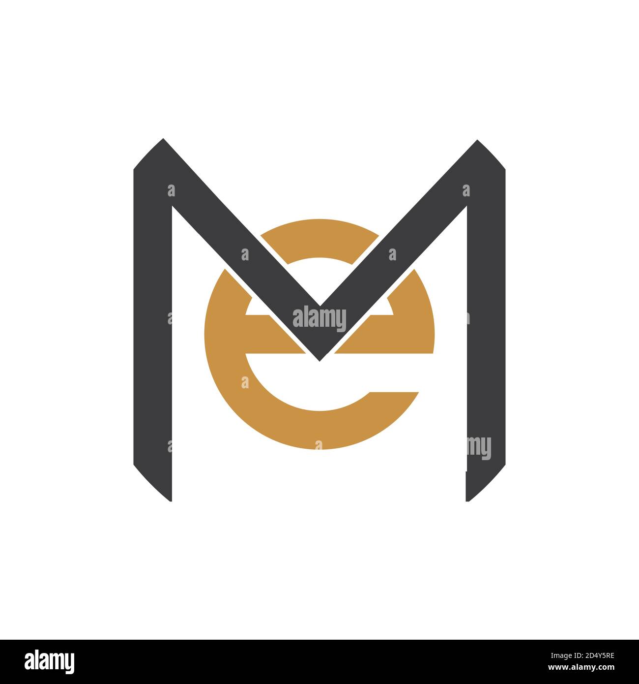 Initial letter em logo or me logo vector design template Stock Vector ...
