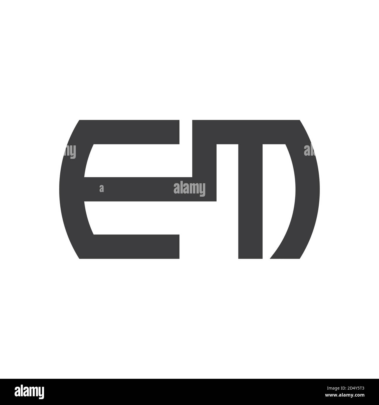 Initial letter em logo or me logo vector design template Stock Vector ...