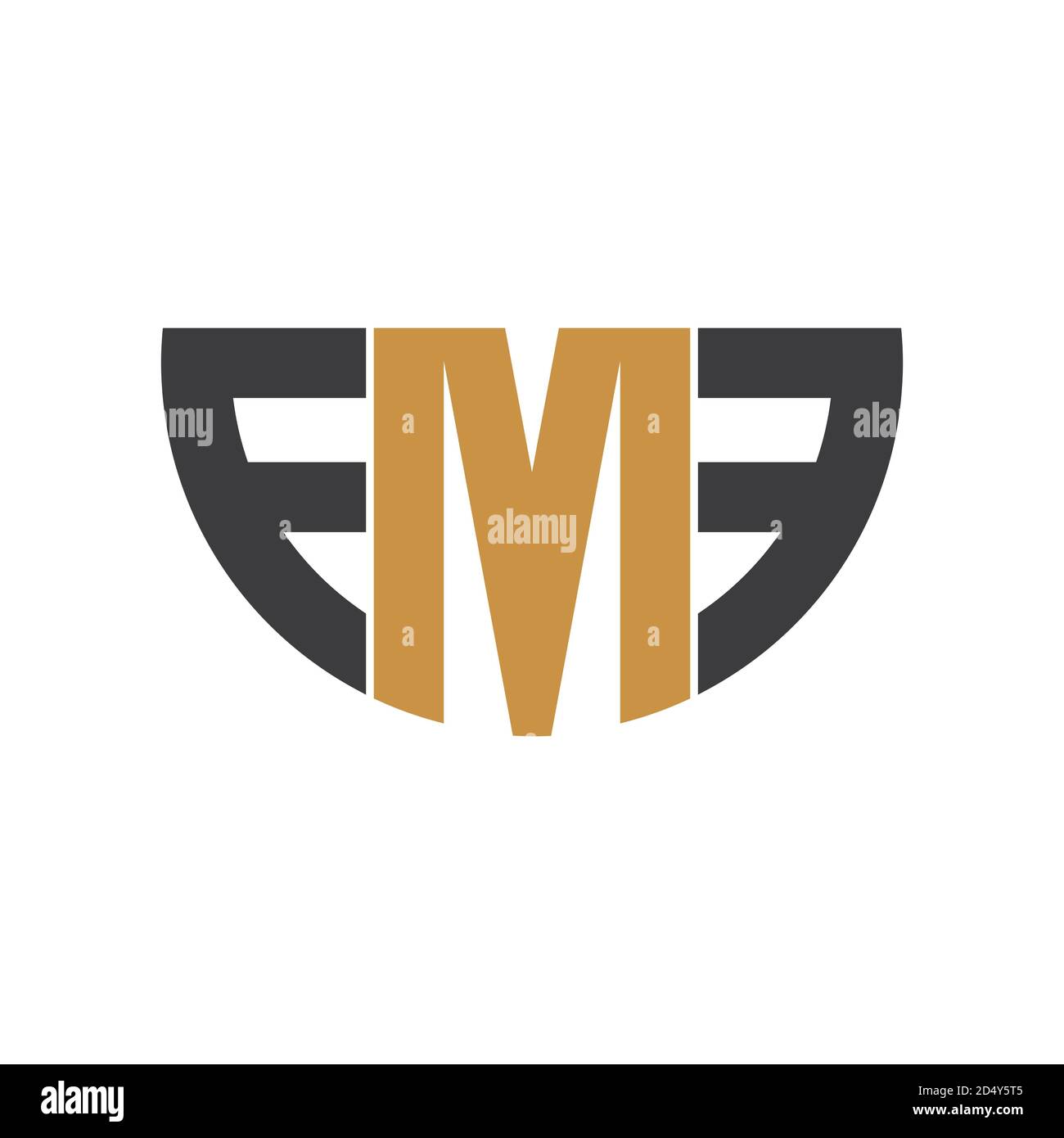 Initial letter em logo or me logo vector design template Stock Vector ...