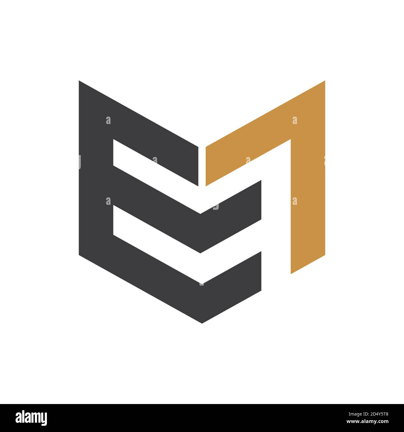 Initial letter em logo or me logo vector design template Stock Vector ...