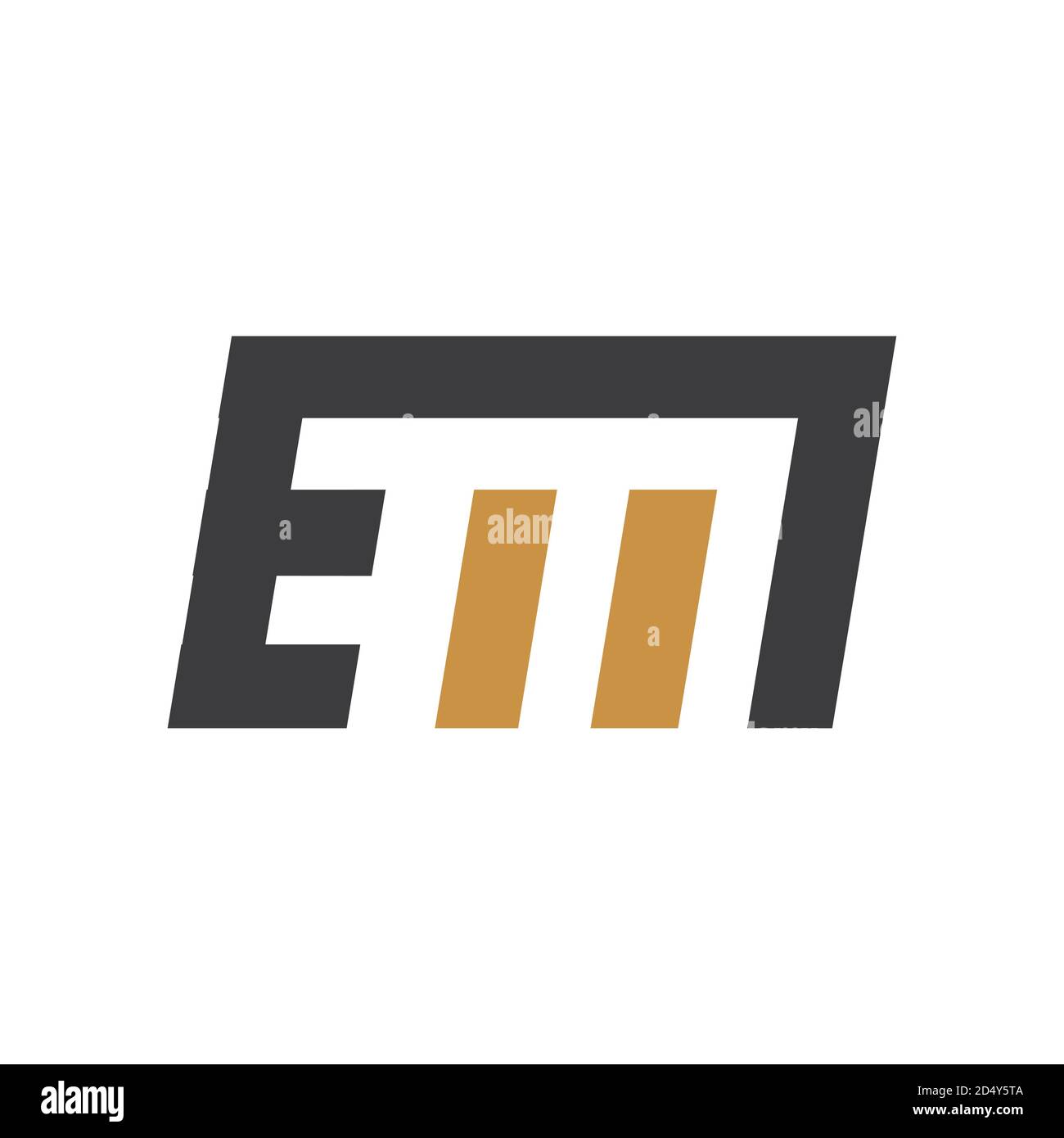 Initial letter em logo or me logo vector design template Stock Vector ...