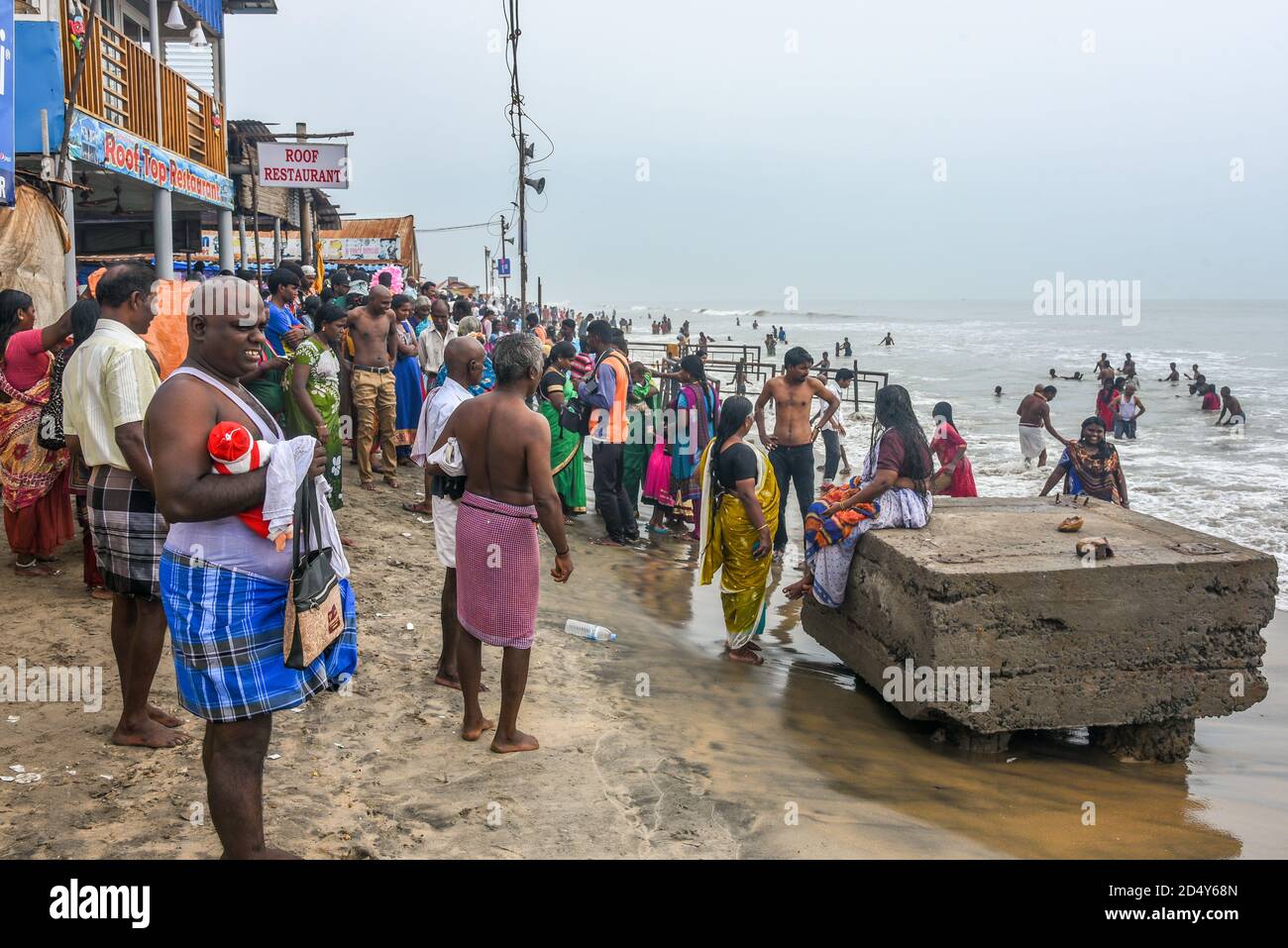 VELANKANNI, INDIA People praying at Basilica Our Lady of Good Health ...