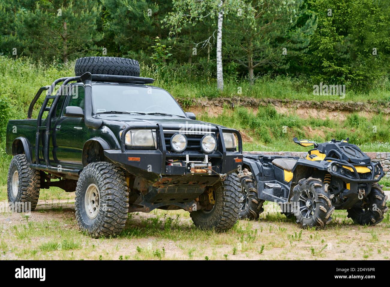 Retro quad bike hi-res stock photography and images - Alamy