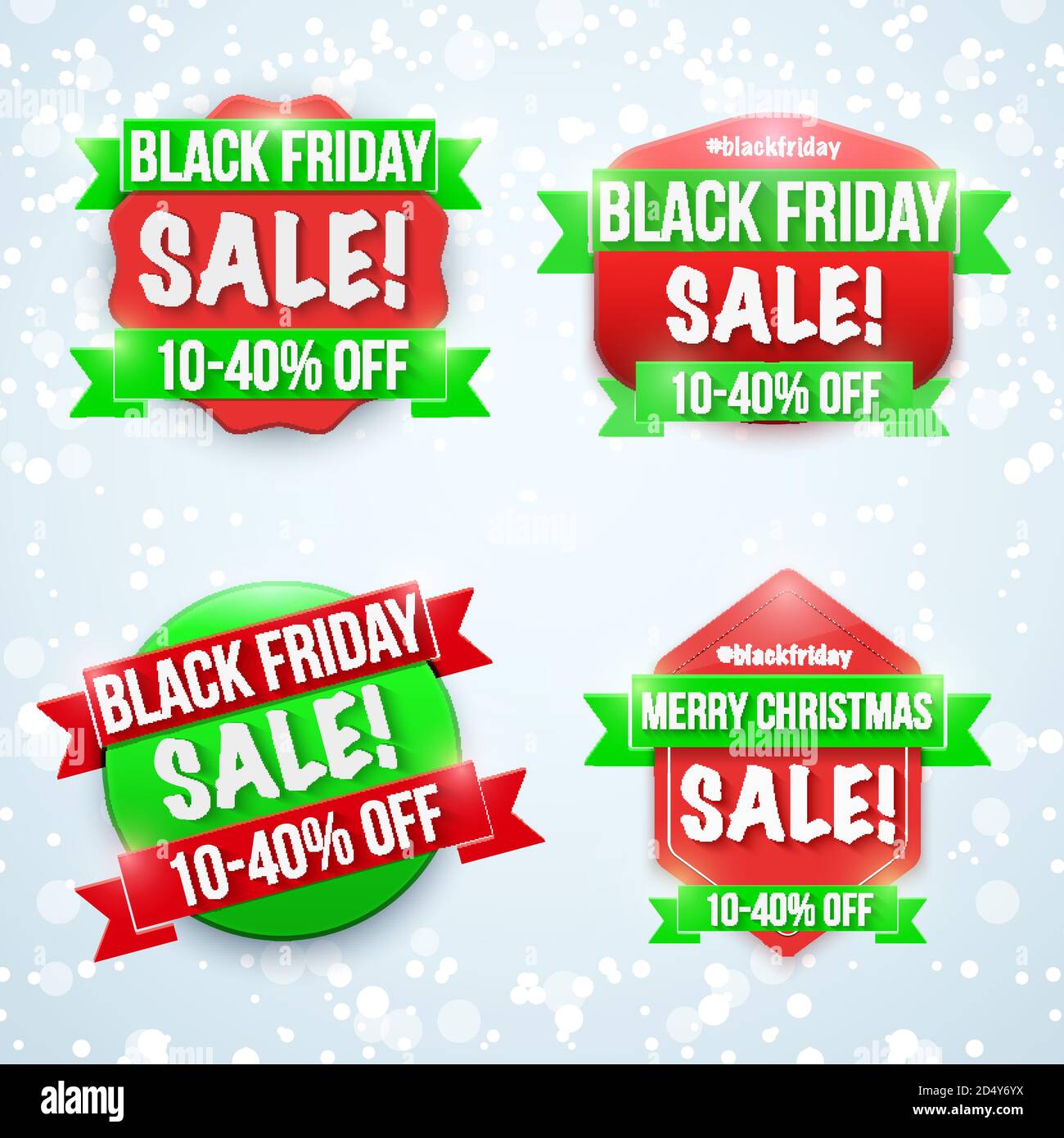 Black friday discount christmas hi-res stock photography and images - Alamy