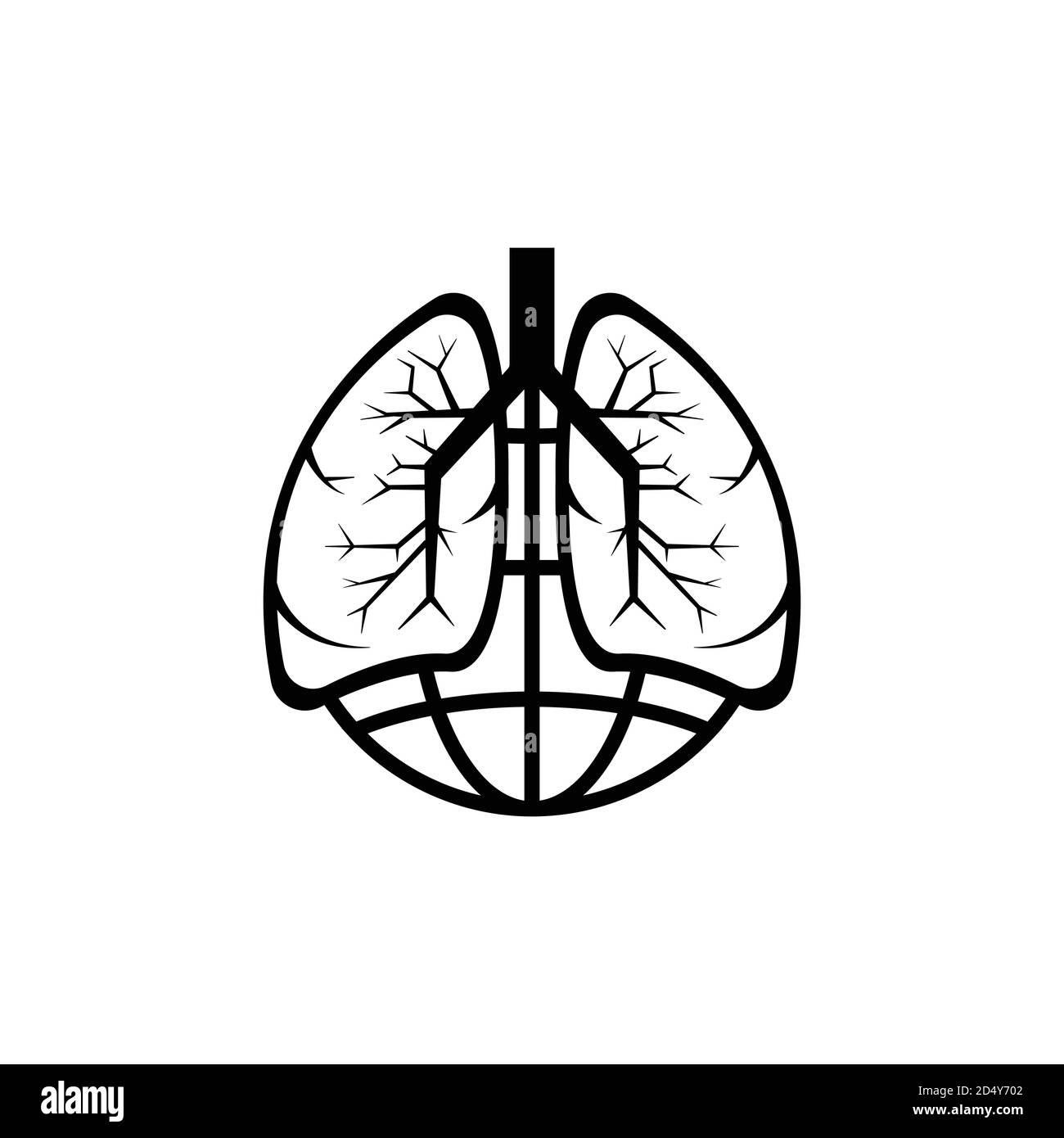 Pneumonia lung drawing Black and White Stock Photos & Images - Alamy
