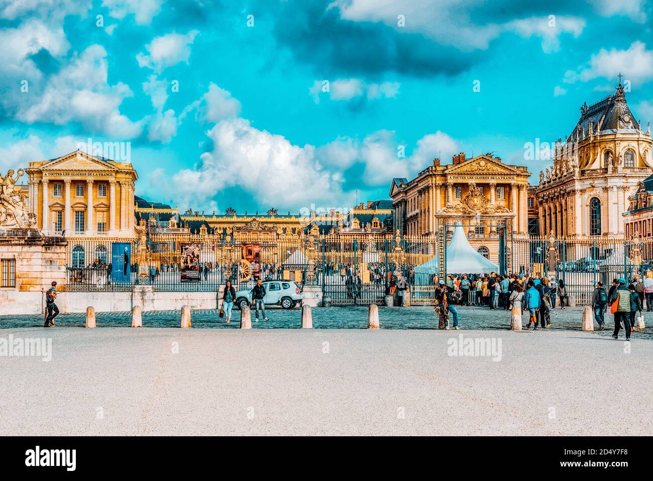 Front Main Gate French Art Palace High Resolution Stock Photography and ...