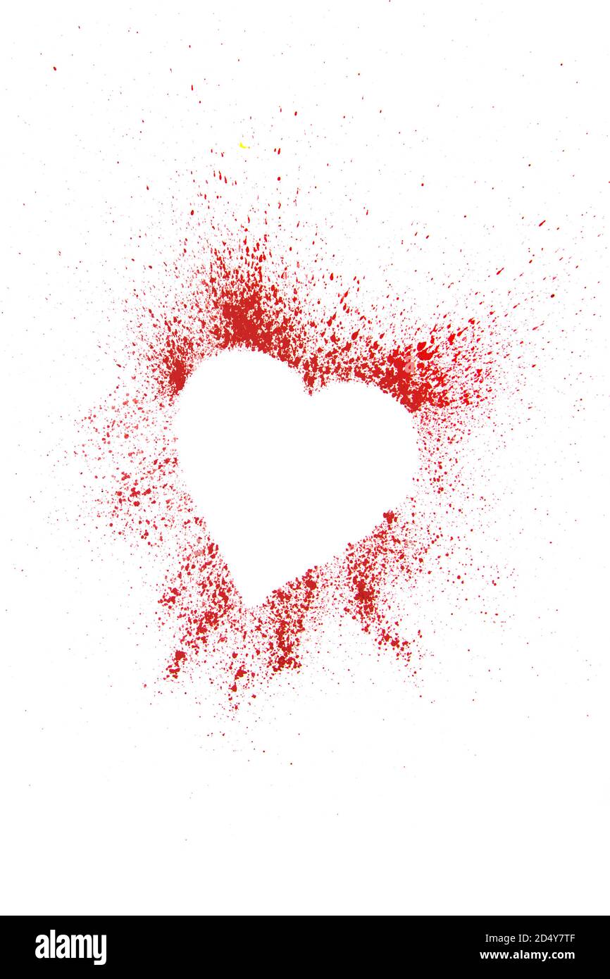 heart red splash Stock Photo - Alamy