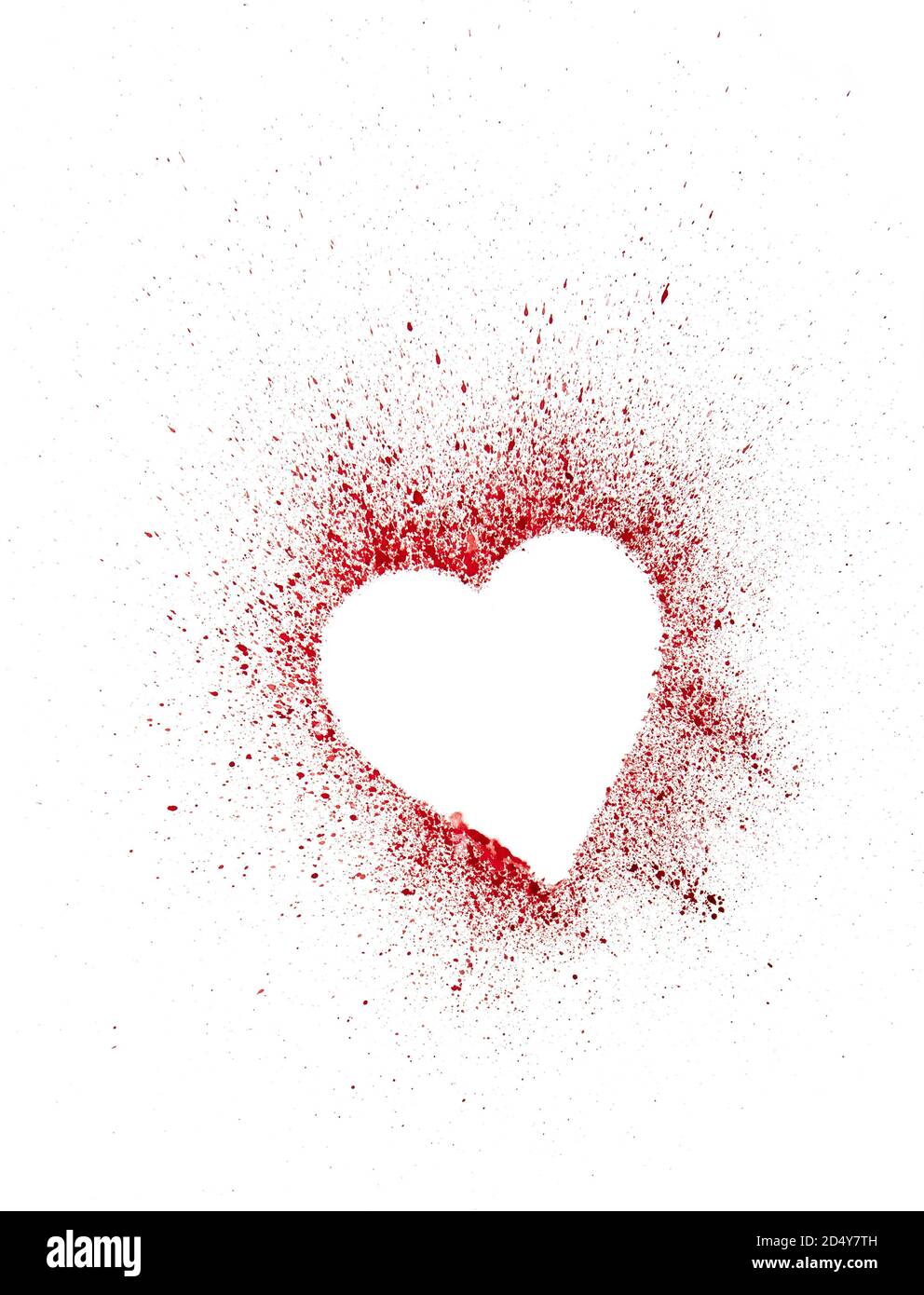 heart red splash Stock Photo - Alamy