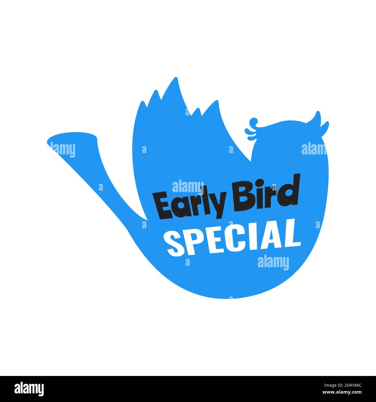 Early Bird Special Offer Discount Sale Event Banner Flat Style Design