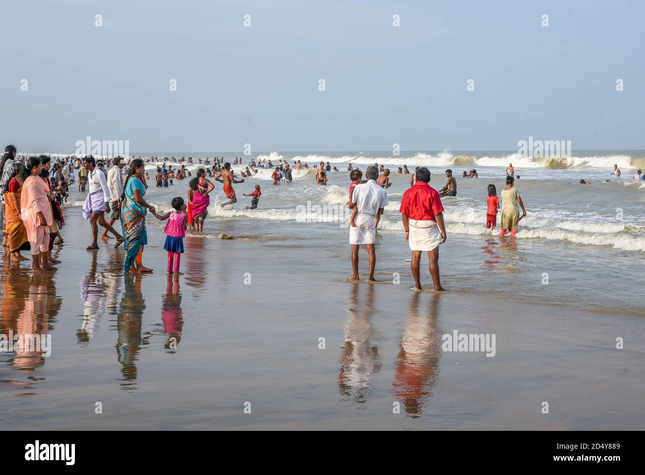 VELANKANNI, INDIA People praying at Basilica Our Lady of Good Health ...
