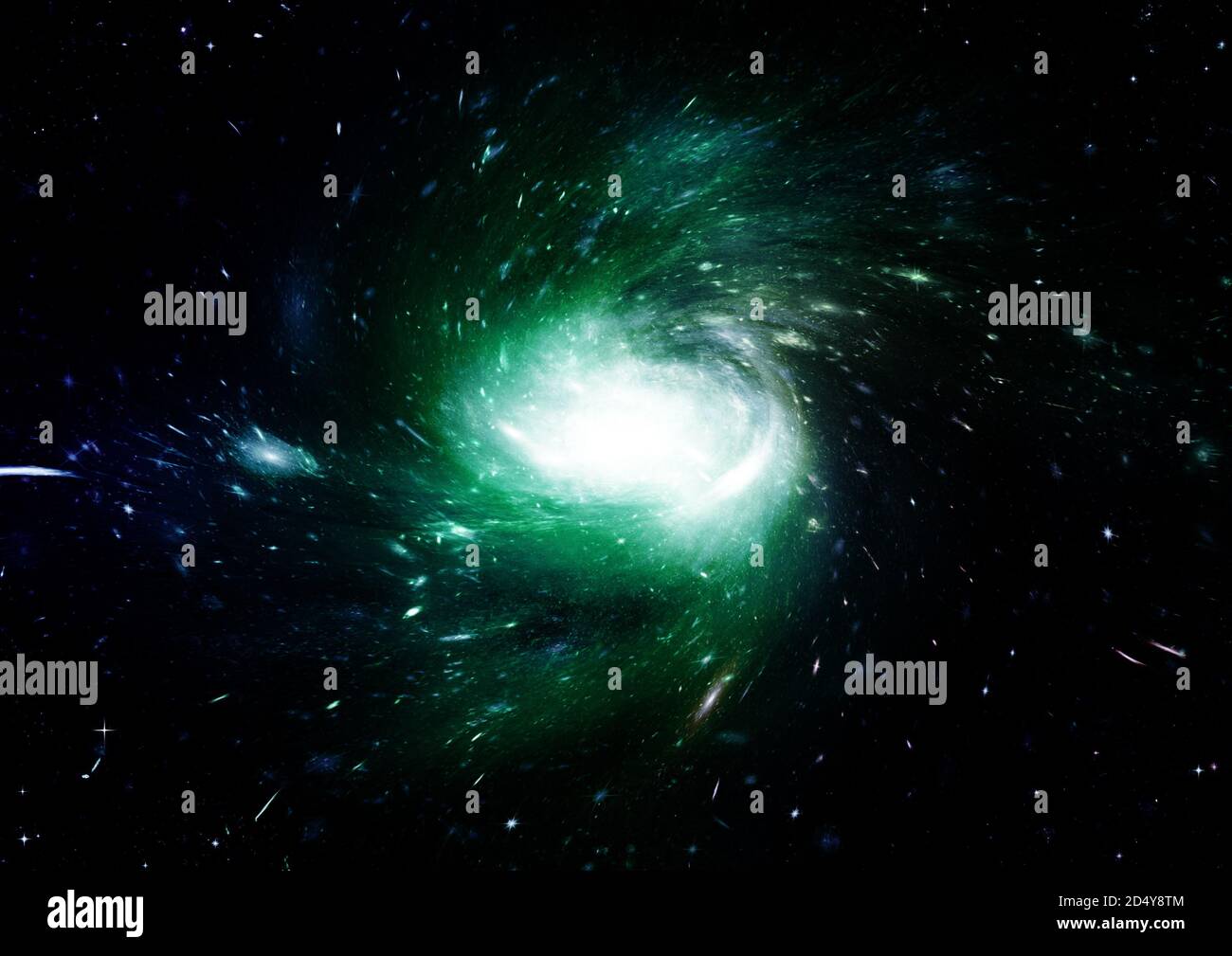 Stars, dust and gas nebula in a far galaxy Stock Photo - Alamy