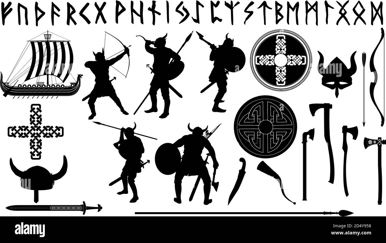 Cartoon viking ship hi-res stock photography and images - Alamy