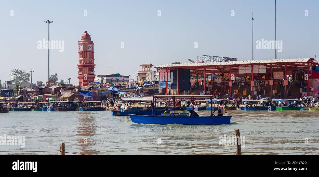 Garhmukteshwar, Uttar Pradesh/India - October 4, 2020: Holy place where ...