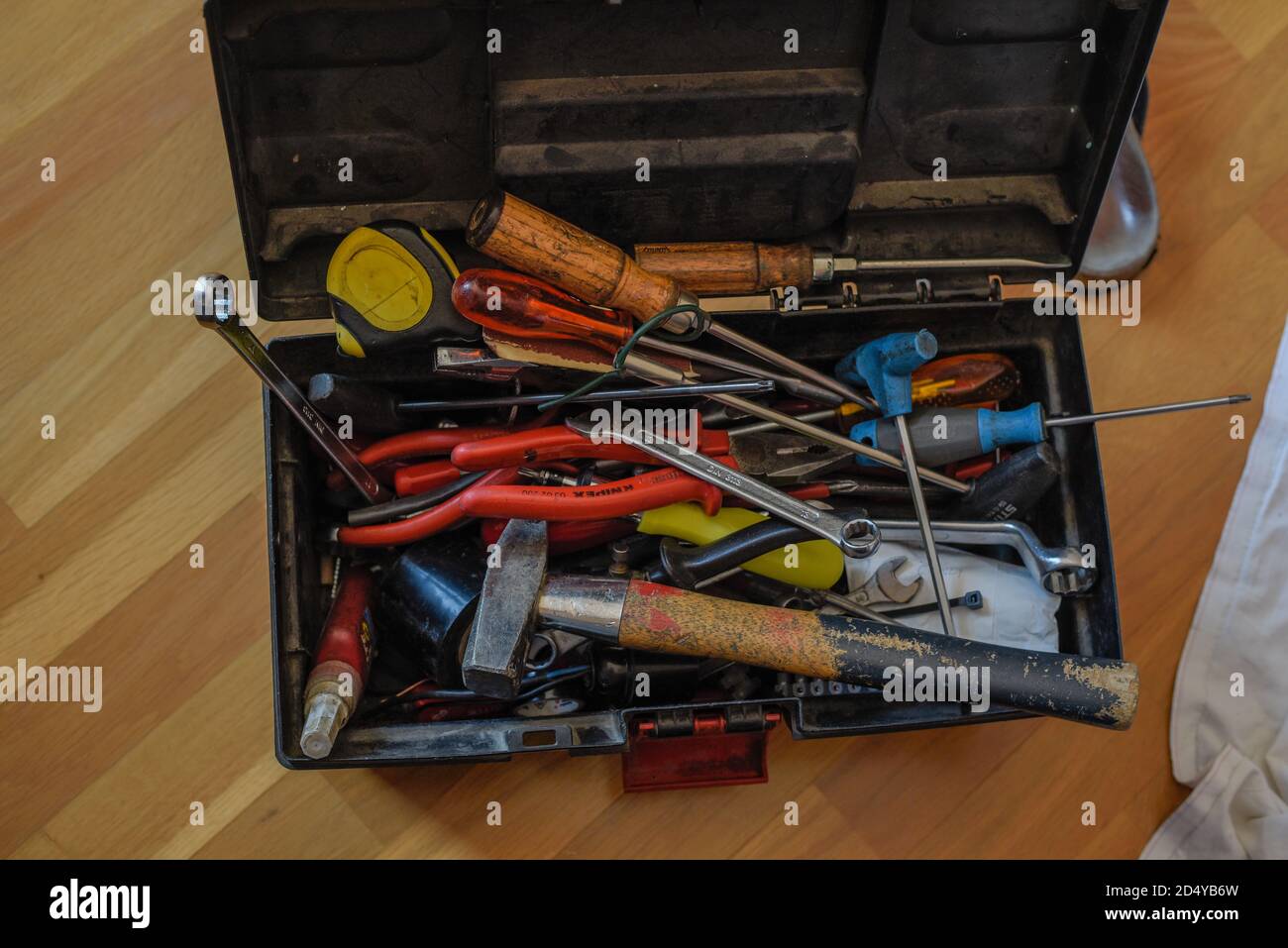Closeup shot toolbox hi-res stock photography and images - Alamy