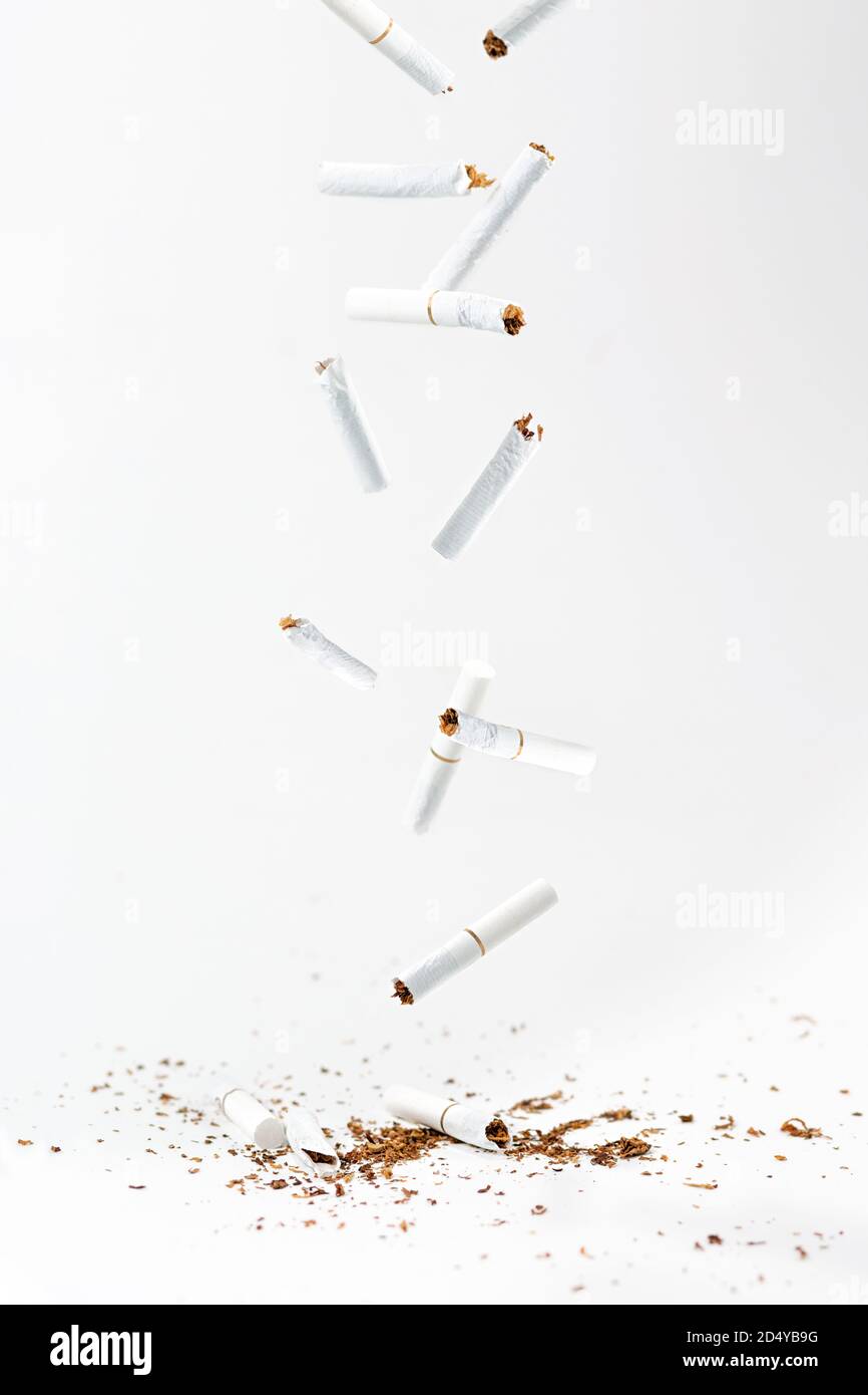 The concept of nicotine dependence and tobacco Smoking. Cigarette ...