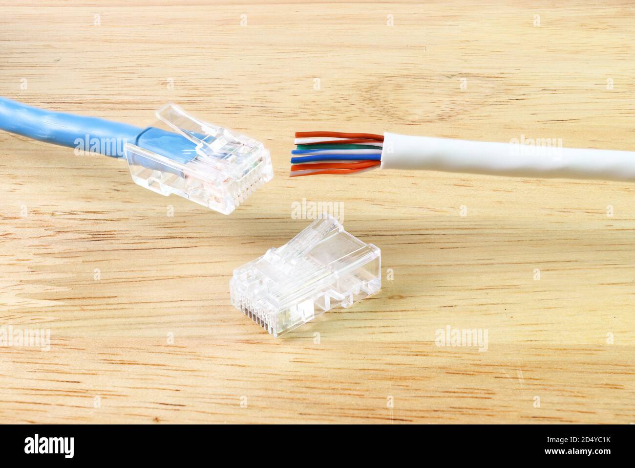 RJ45 with Cable for use Network internet cable, device for network ...