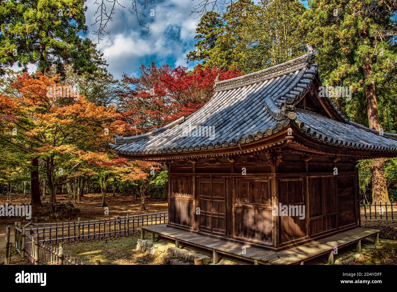 Shrine, Shoshazan Engyoji temple of the Tendai sect, Himeji, Japan ...