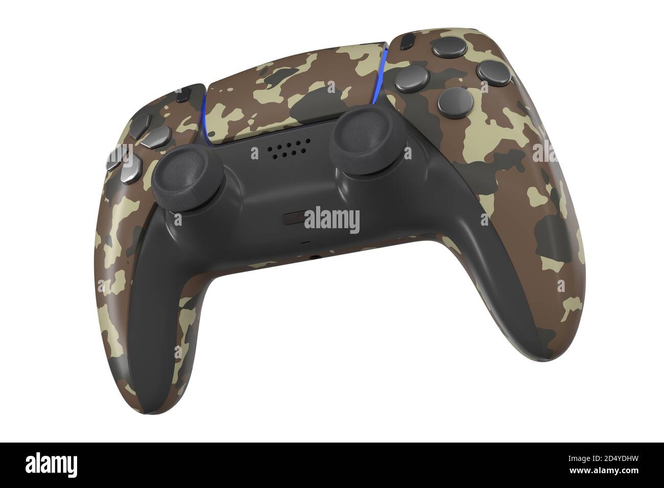 Realistic video game controller isolated on white with clipping path ...