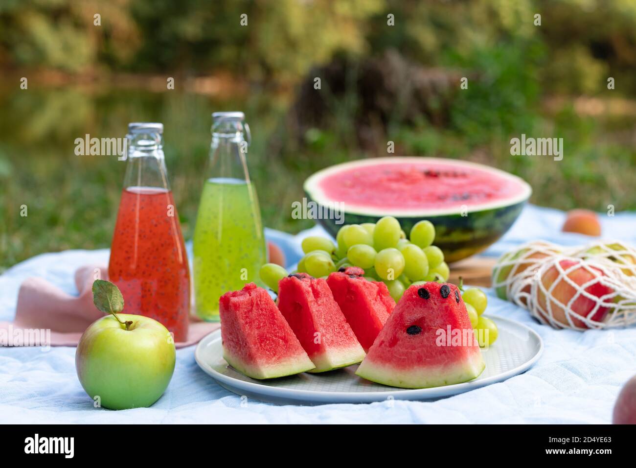 Outdoor picnic in summer hi-res stock photography and images - Alamy