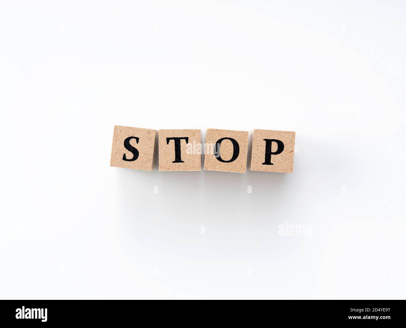 Stop symbol concept word hi-res stock photography and images - Alamy