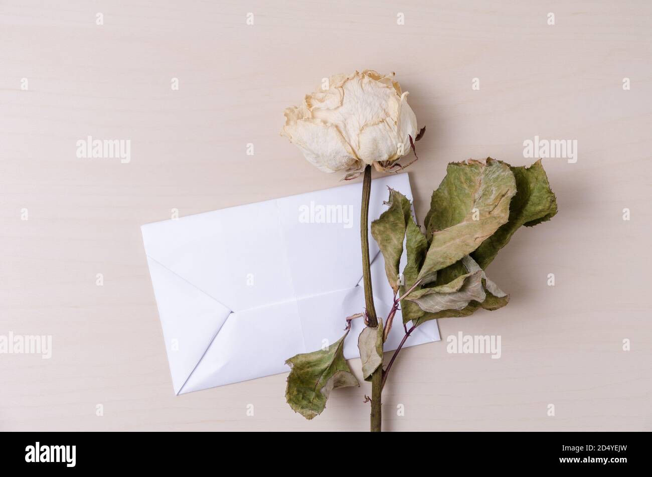 Letter envelope table hi-res stock photography and images - Alamy