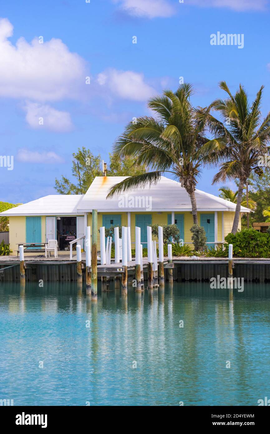 Bahamas, Abaco Islands, Elbow Cay, Sea Spray Marina Stock Photo - Alamy