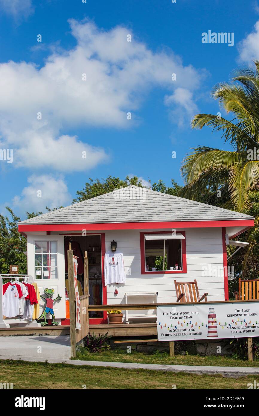 Bahamas, Abaco Islands, Elbow Cay, Hope Town, Shop at Elbow Reef ...