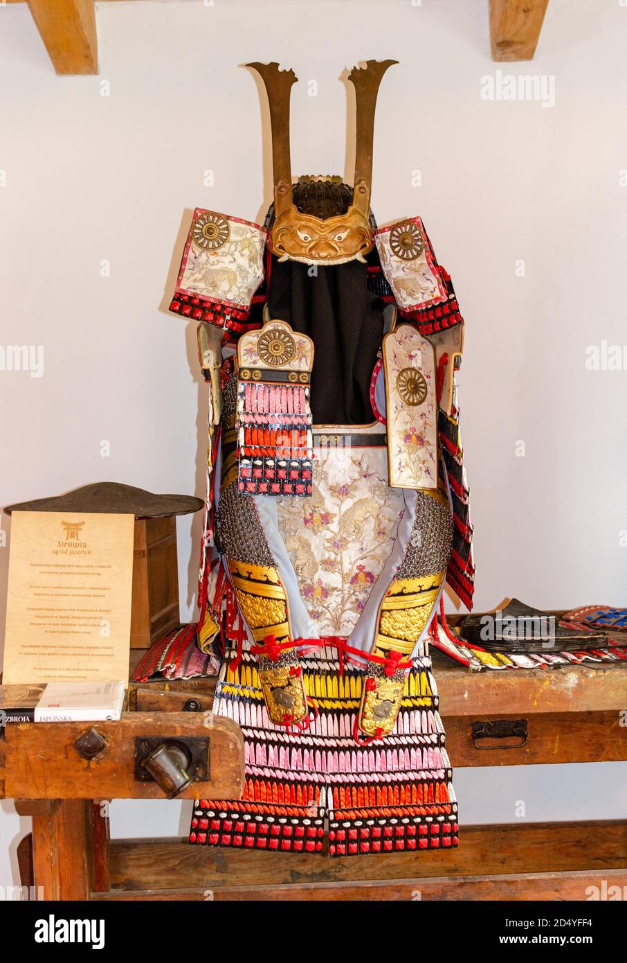The Polish copy of medieval japanese samurai armor (yoroi) in the ...