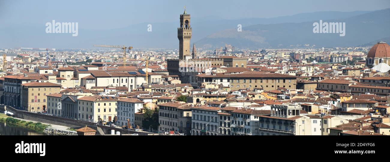 Panorama florence churches historic hi-res stock photography and images ...