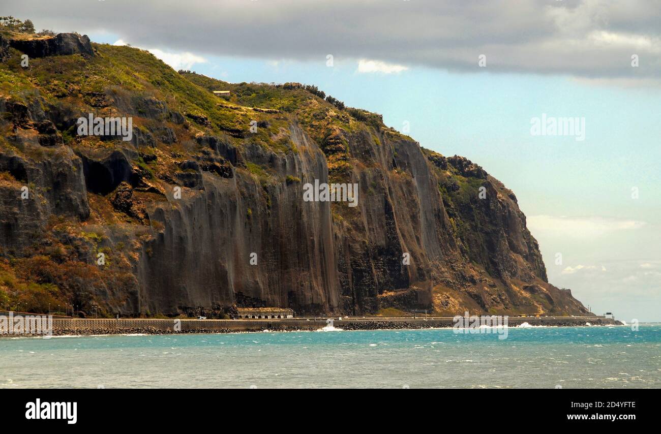 the coast road saint denis Reunion, France Stock Photo - Alamy