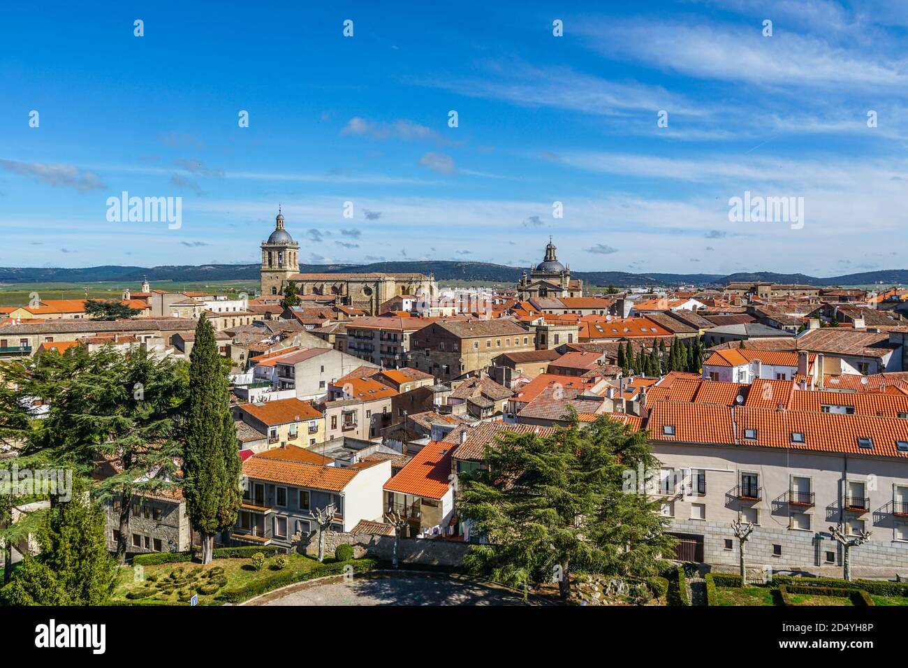 Panoramic view of Ciudad Rodrigo, Spain Stock Photo - Alamy