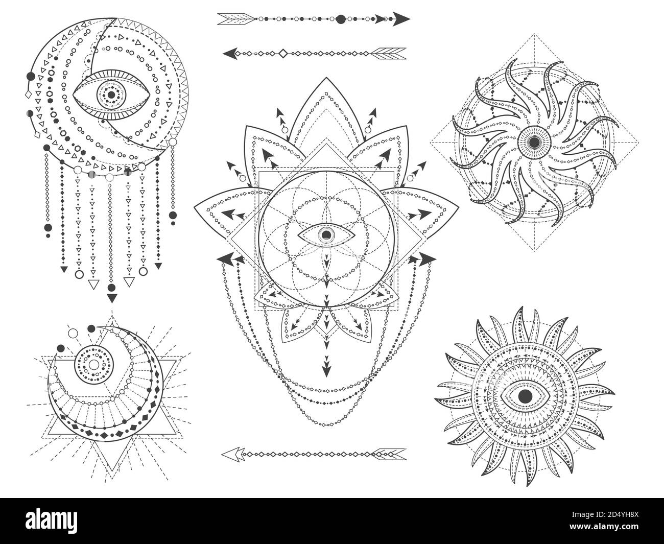 Sacred geometry occult hi-res stock photography and images - Alamy