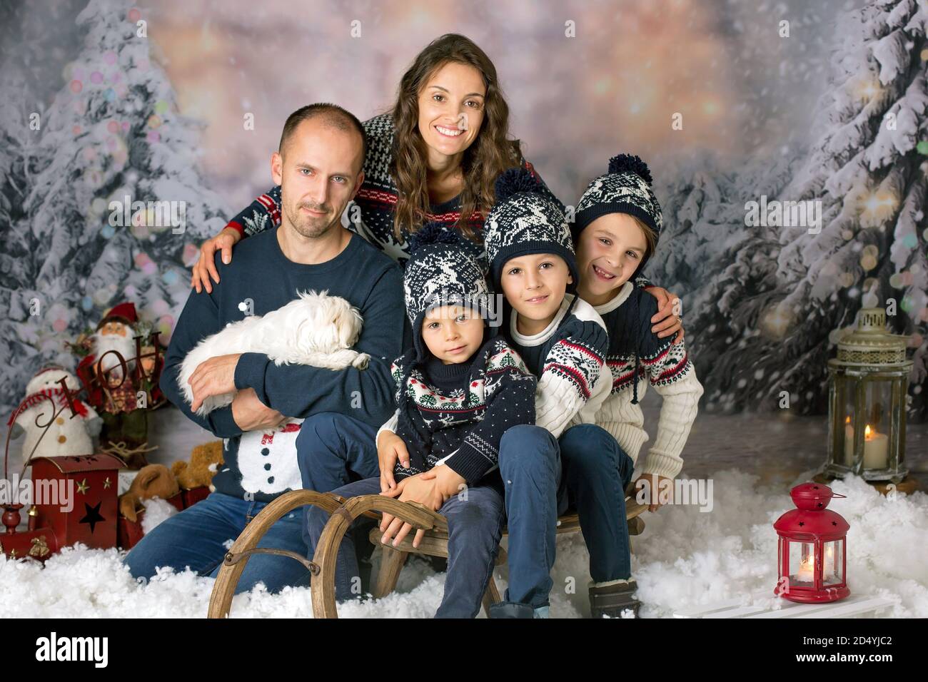 Children celebrate snow day hi-res stock photography and images - Alamy